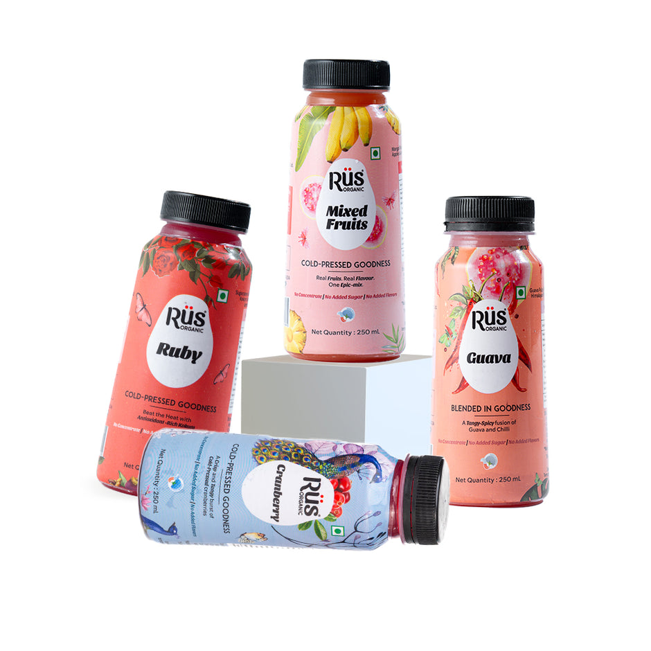 Rus Organic – Vibrant 4 Pack | Pack of 4 x 250ml